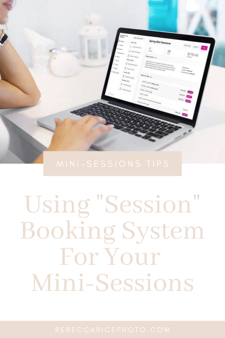 Using "Session" Booking System For Your Mini-Sessions ...