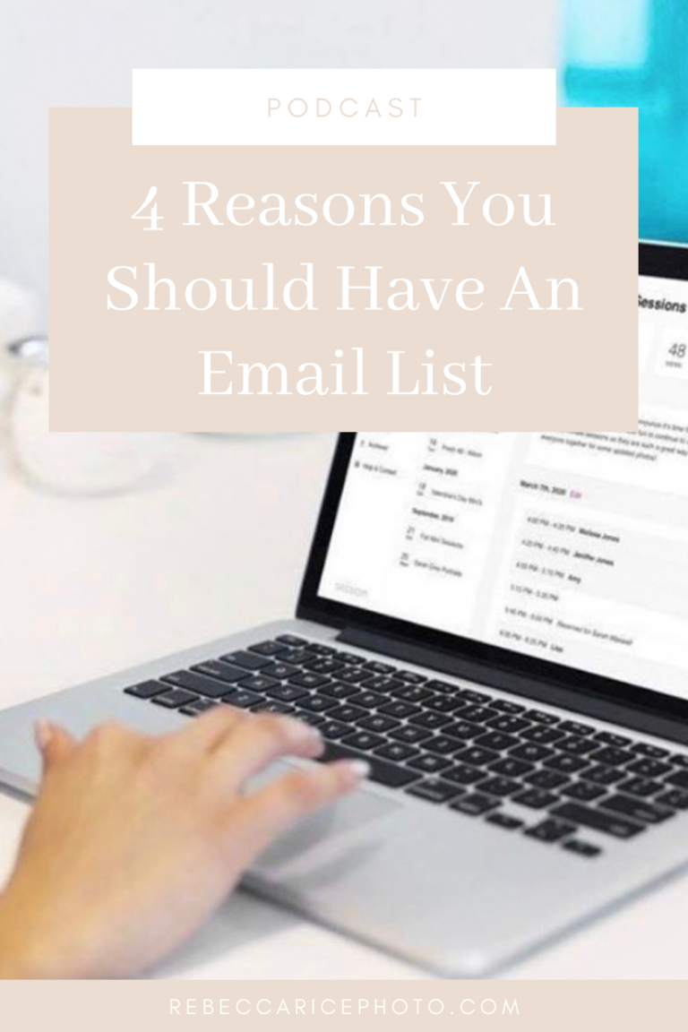 Reasons You Should Have an Email List as a Photographer