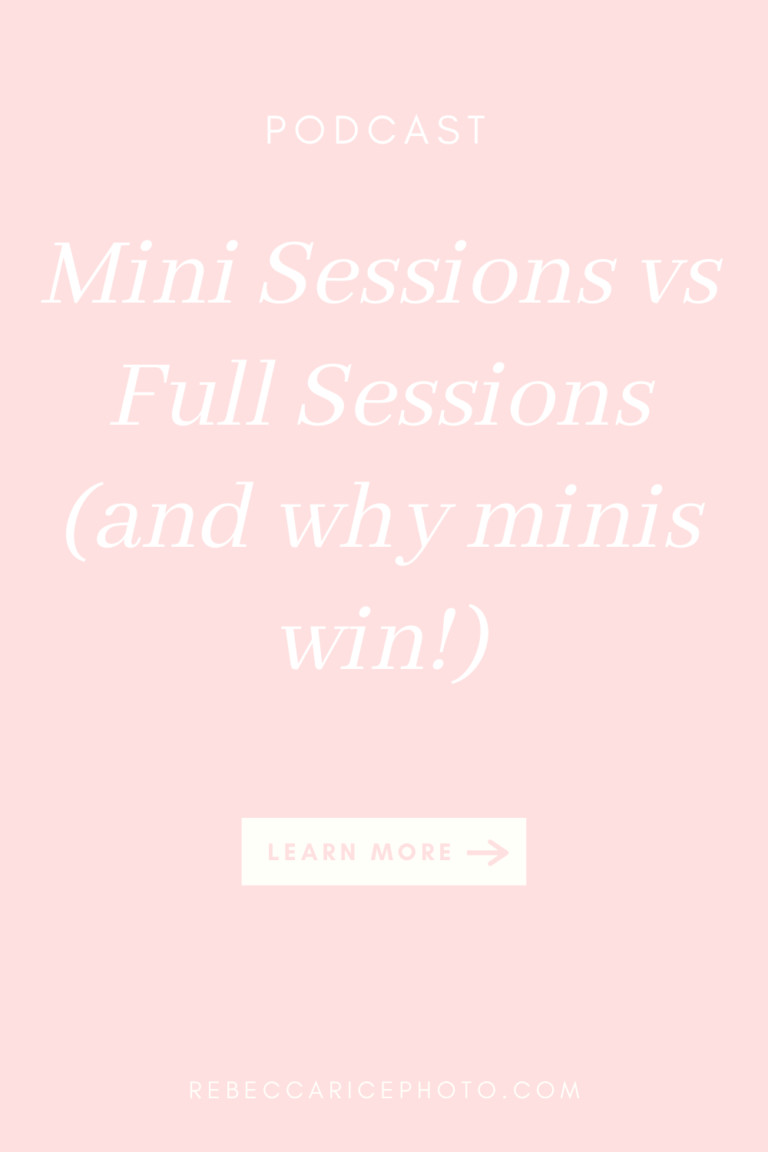 Mini-Sessions vs. Full Sessions | Business Journey Podcast