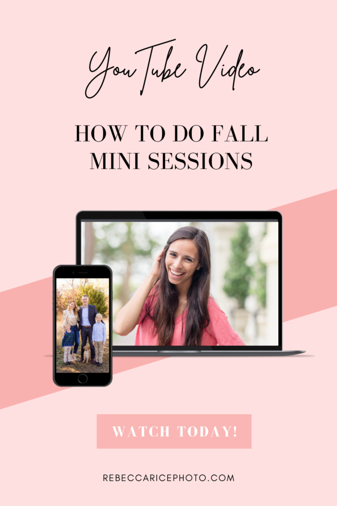 How to do Fall Mini Sessions | Mini Session Photography Tips