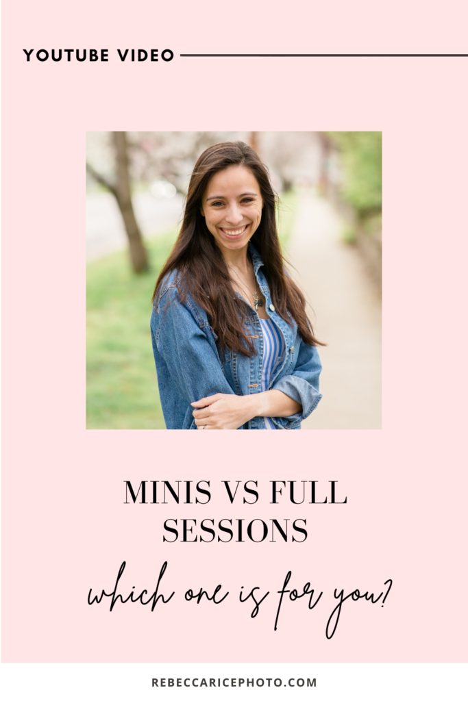 Minis vs Full Session - Which one is for you?