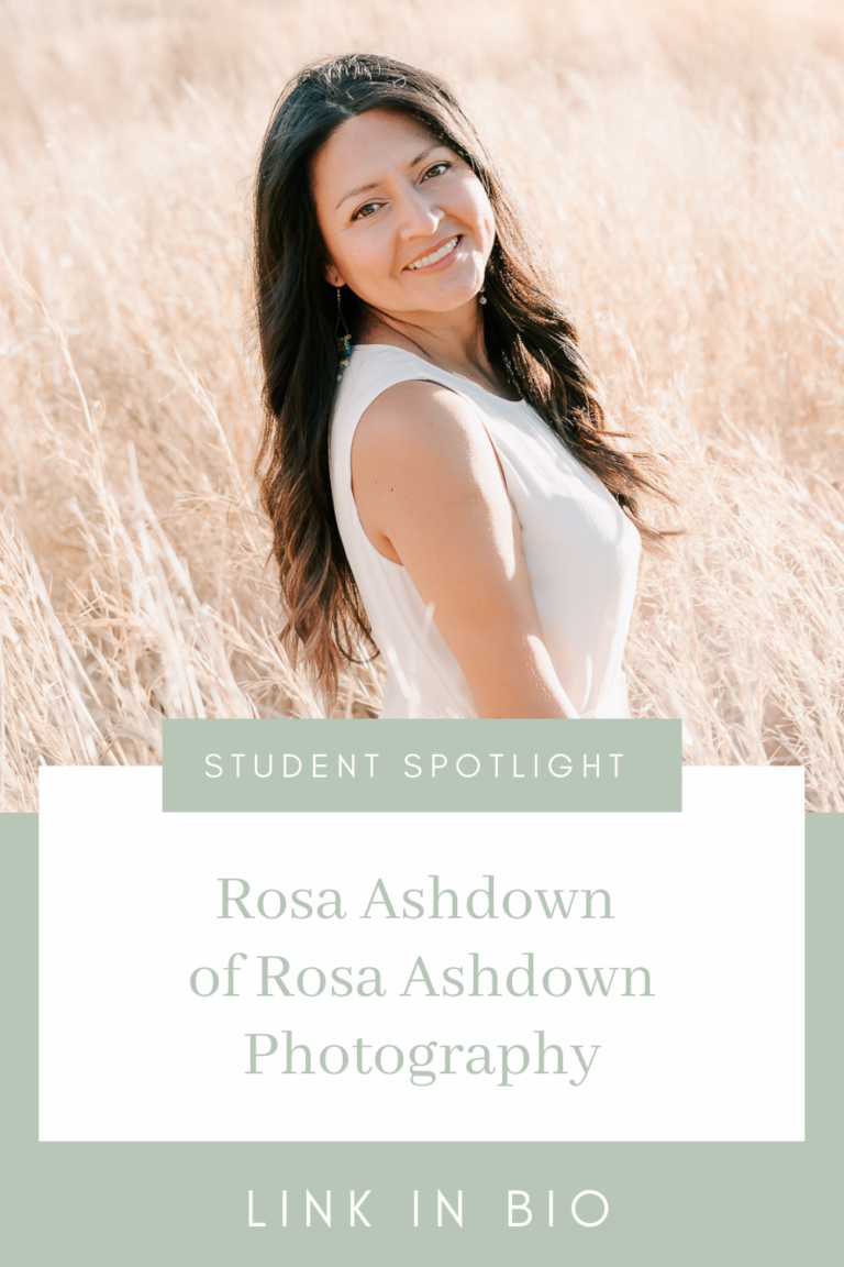 Student Spotlight: Rosa Ashdown of Rosa Ashdown Photography